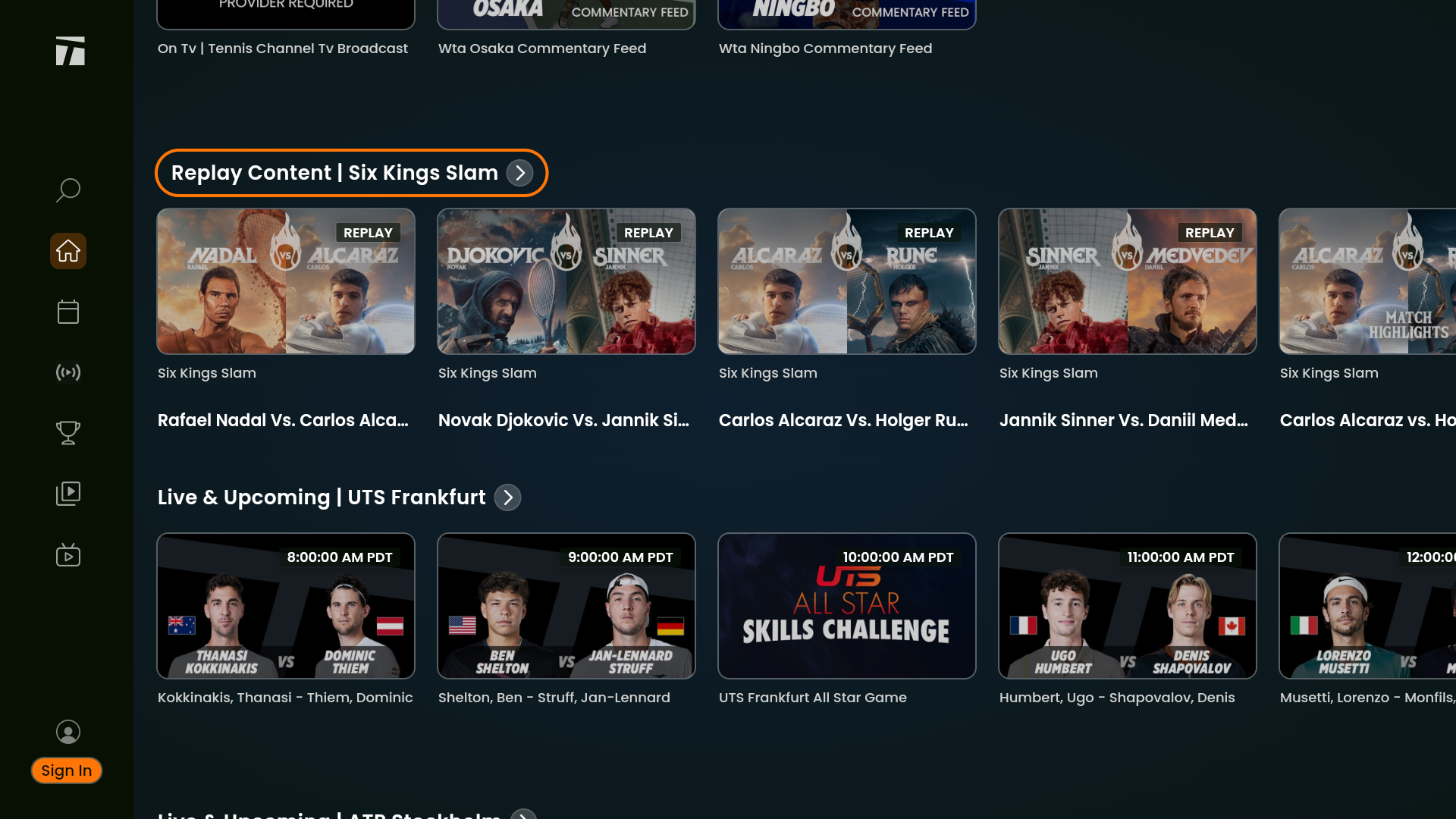 Tennis Channel - App on Amazon Appstore