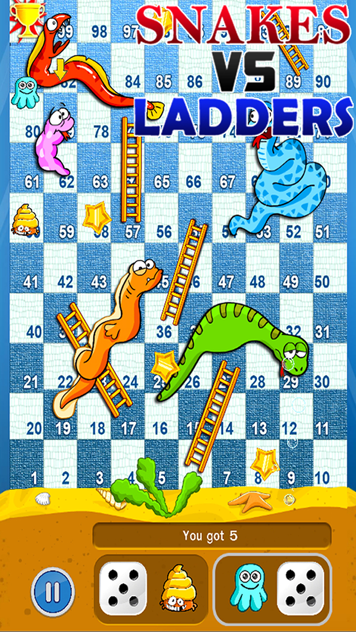 Snakes Vs Ladders - Free Dice multiplayer Game For Boys & Girls - App ...