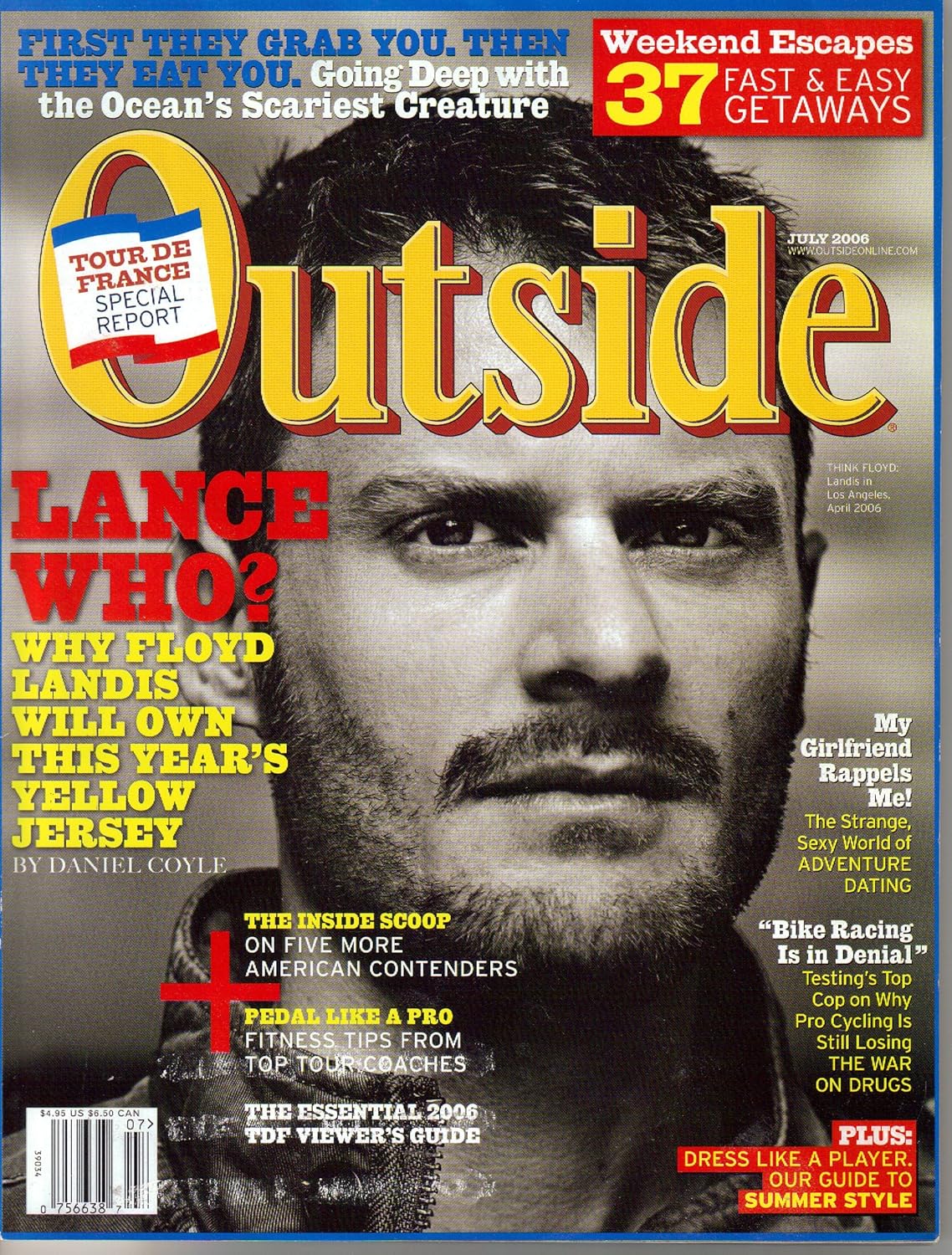 Outside Magazine, Vol. 31. No. 7 (July, 2006): Rachel Lehmann-Haupt ...