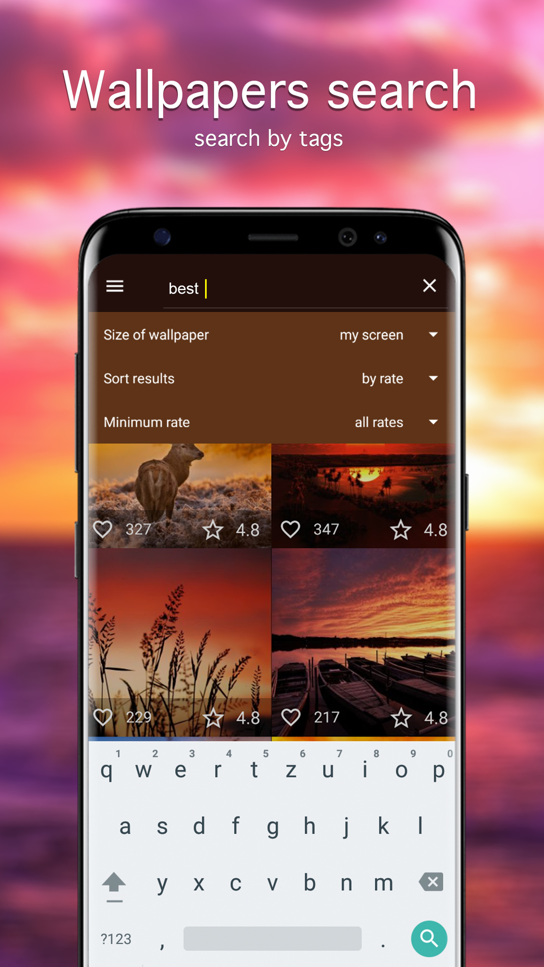 Sunset Wallpapers and Backgrounds apps 4k - App on Amazon Appstore