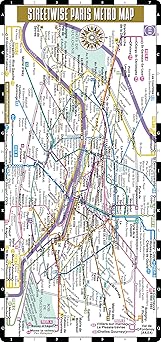 Streetwise Paris Metro Map - Laminated Paris Metro Map - Folding pocket ...