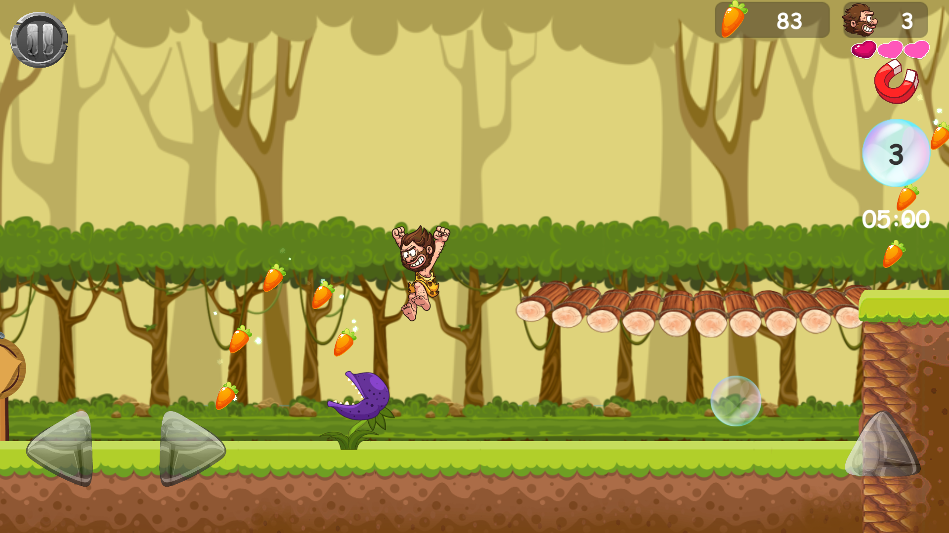 Super Jungle World Adventure Classic Platformer Jump and Run Game ...