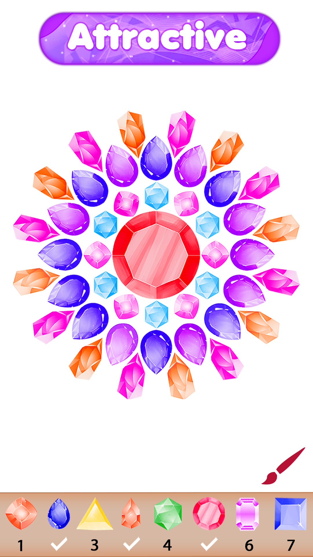 Gem Art Color By Number Book - App on Amazon Appstore