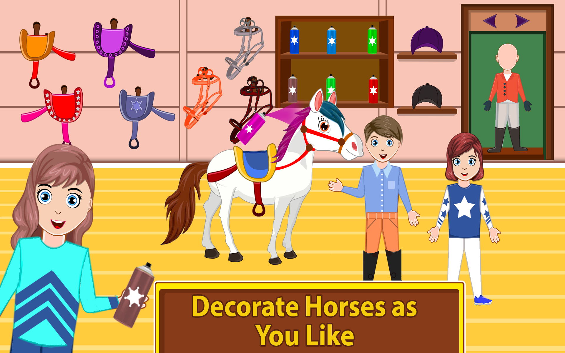 Pretend Horse Stable Life | Animal Farm Construction | Pet Vet Care ...