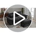 Amazon.com: DUNELLA 88.9" Cloud Couch Sectional Couches for Living Room ...