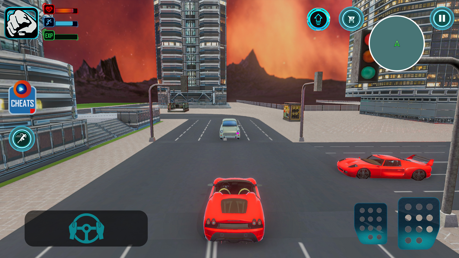 Red Giant Robot Car Simulation Game - App on the Amazon Appstore