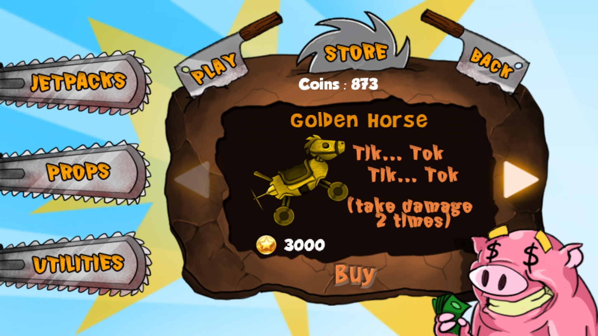 Jetpack Joyride Golden Piggy Pack