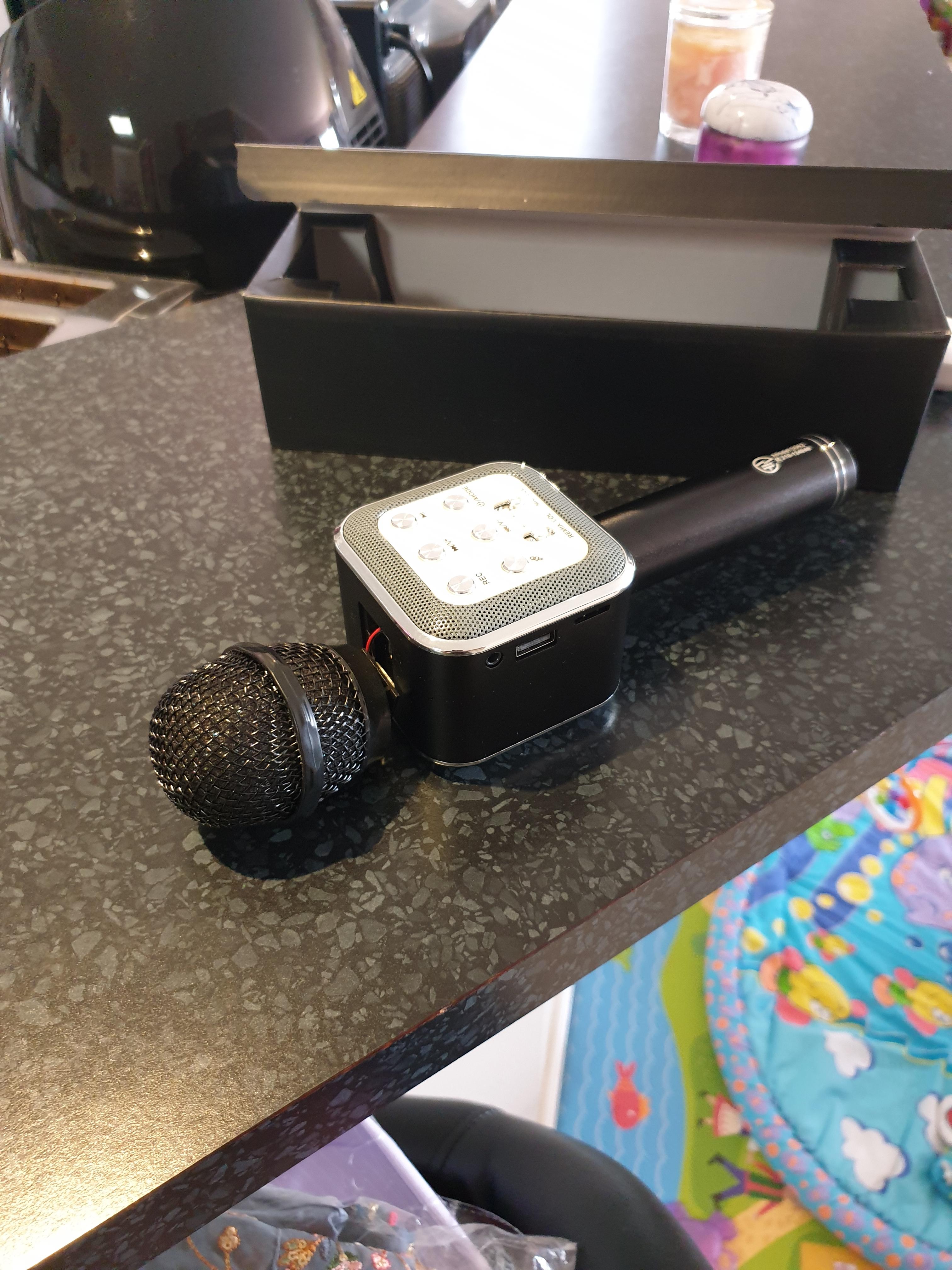 BlueFire Wireless Karaoke Microphone 5 in 1 Handheld Karaoke Microphone ...