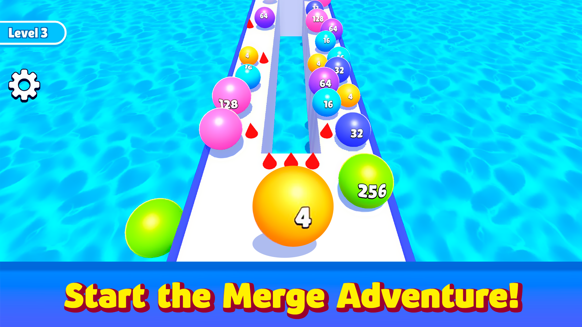 Merge Race 2048 - Run Puzzle Game: Ball Merge Rush 3D, Match Numbers ...