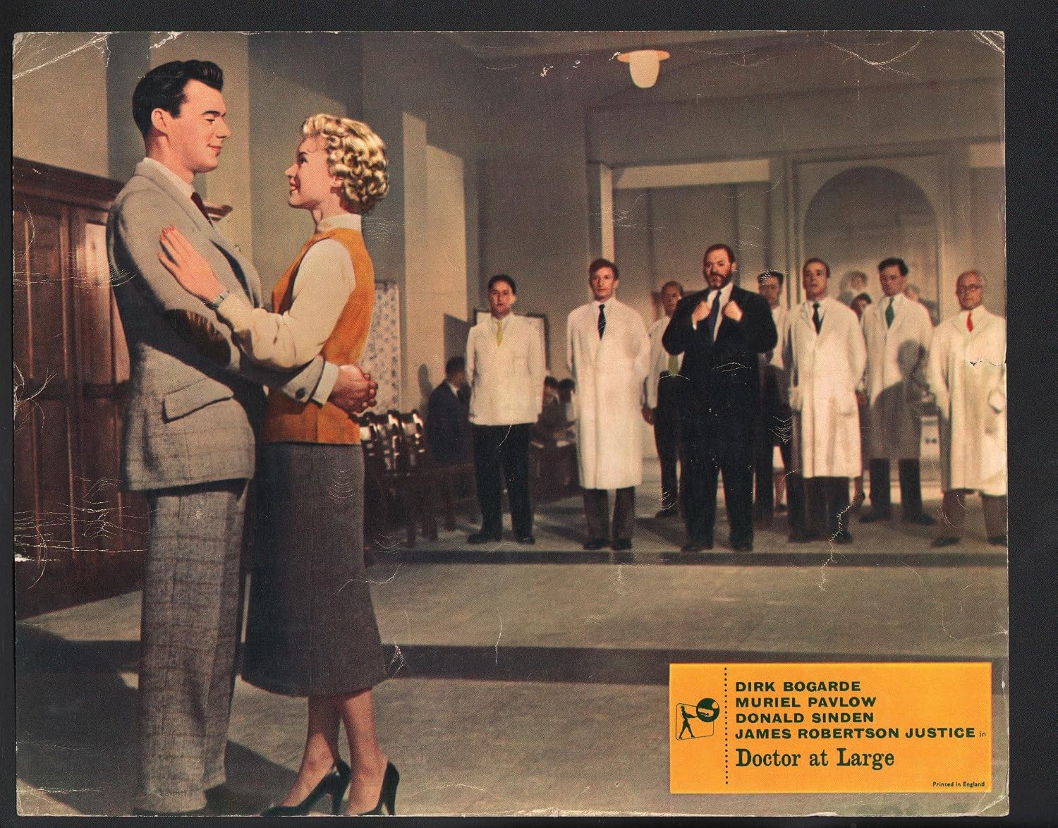 Amazon.com: MOVIE POSTER: Doctor at Large Lobby Card-Muriel Pavlow and ...