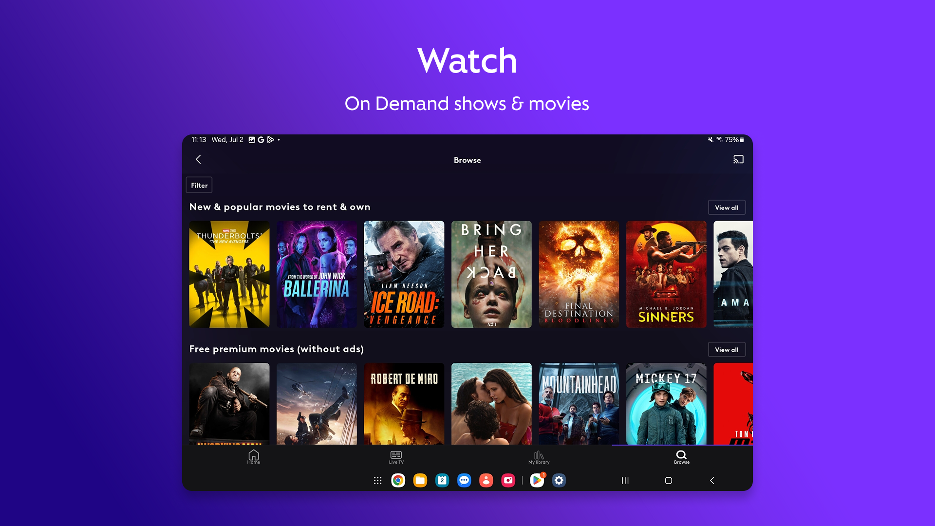 Xfinity Stream - App on Amazon Appstore