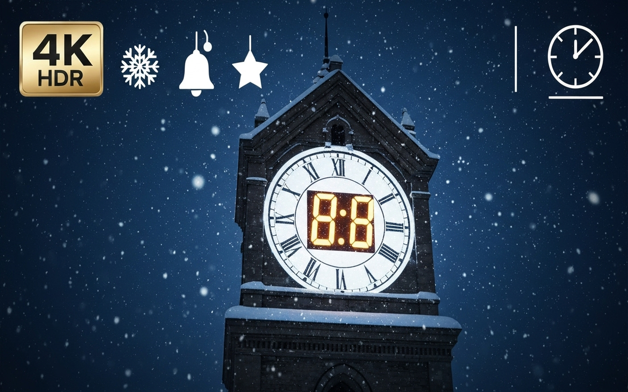 The Official Christmas Countdown Screensaver: Live Countdown Timer to ...