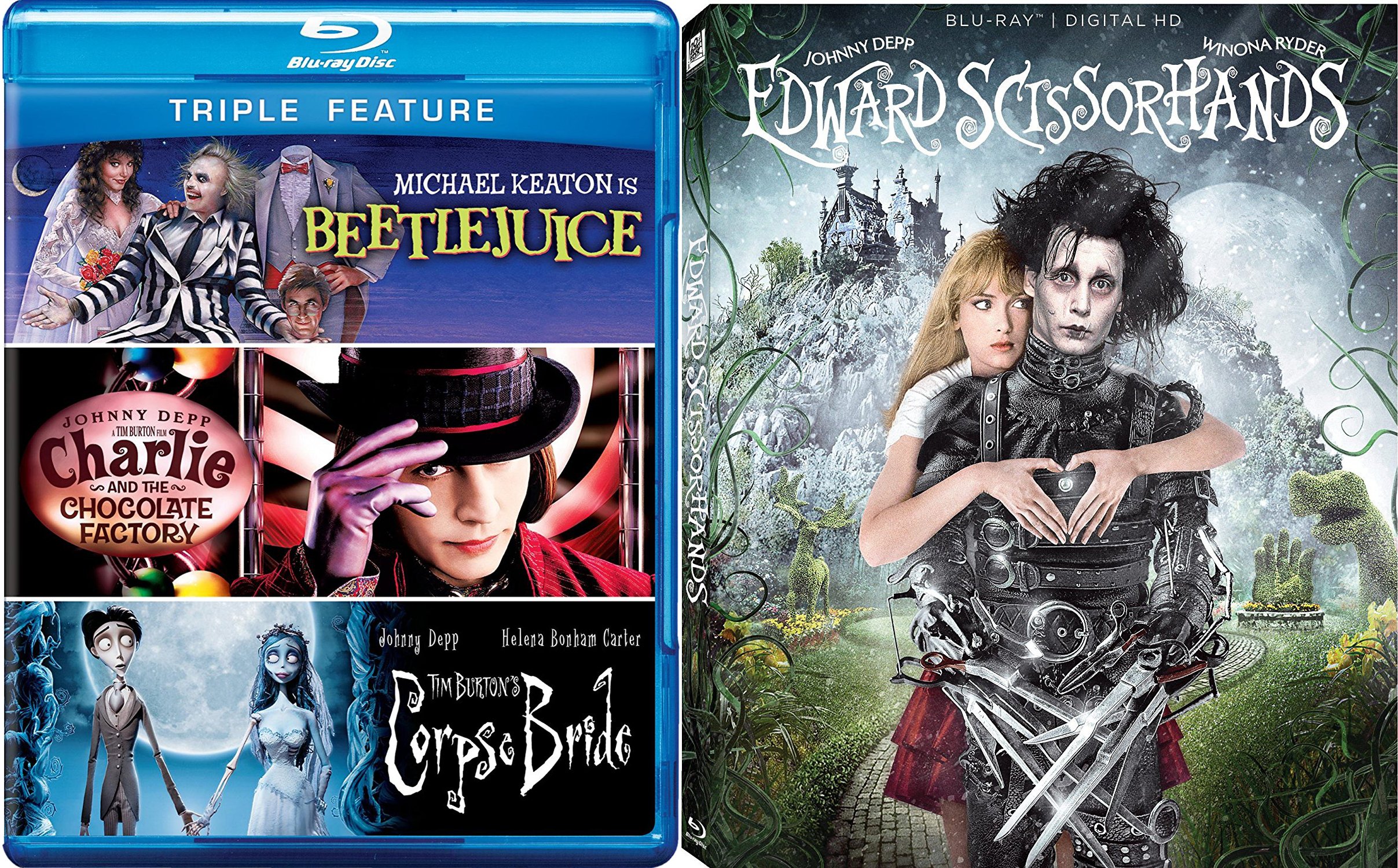 Buy Tim Burton Blu-ray Collection - Edward Scissorhands, Beetlejuice ...