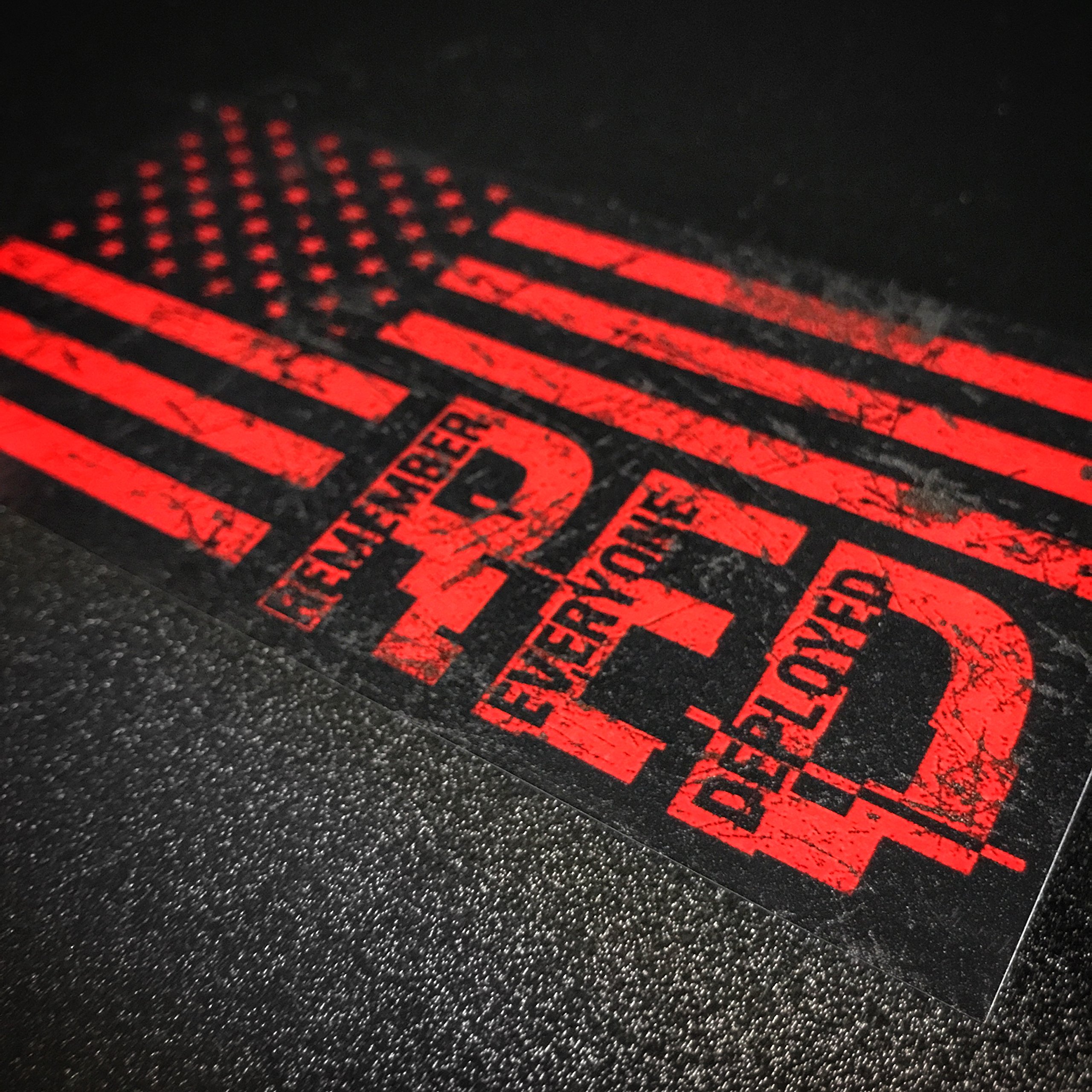Amazon.com - Remember Everyone Deployed Flag - Sticker