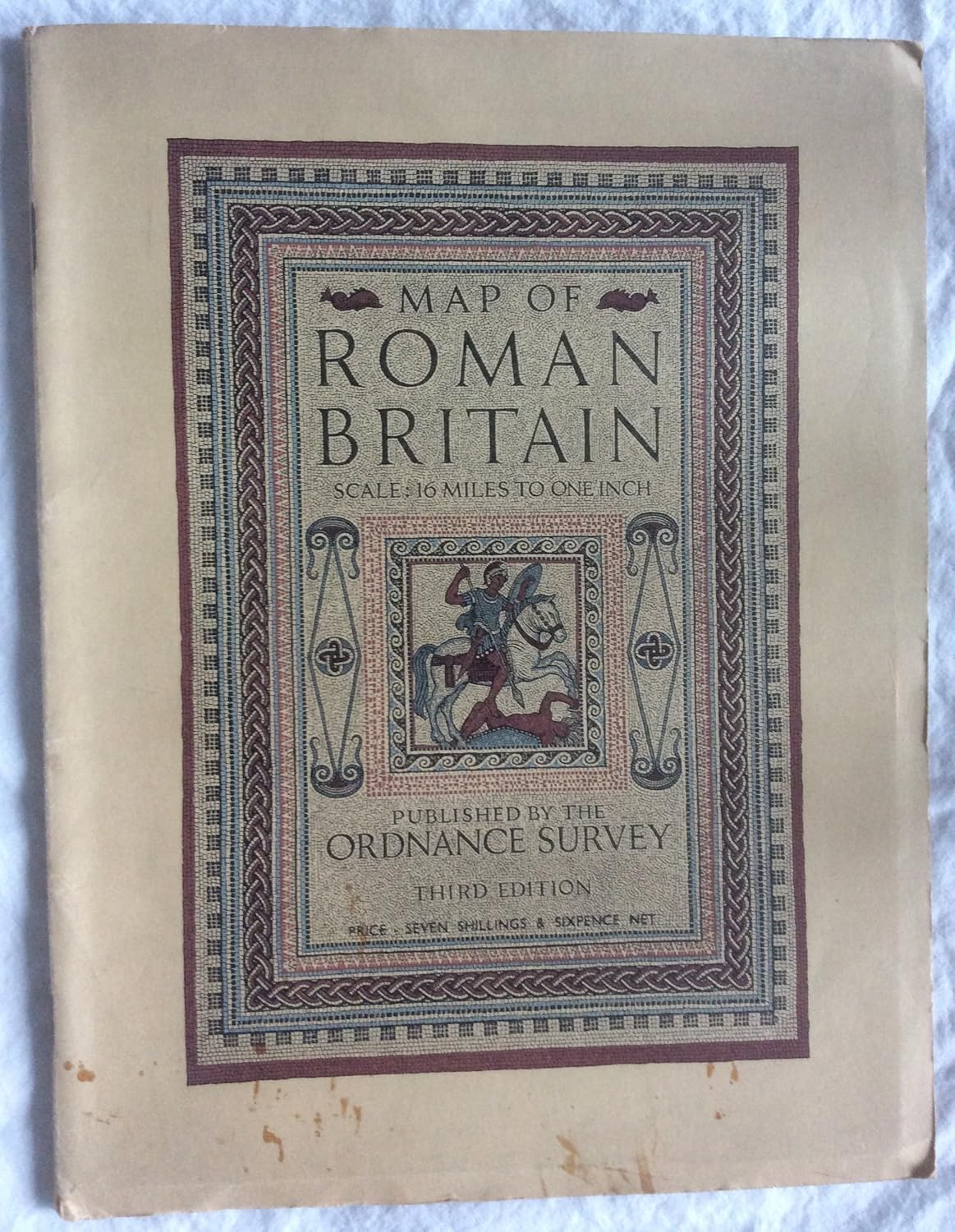 Map of Roman Britain (Ordnance Survey): Great Britain. Ordance Survey ...