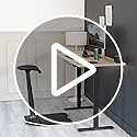 VIVO Ergonomic Leaning Perch Chair for Standing Desk, Portable Height ...