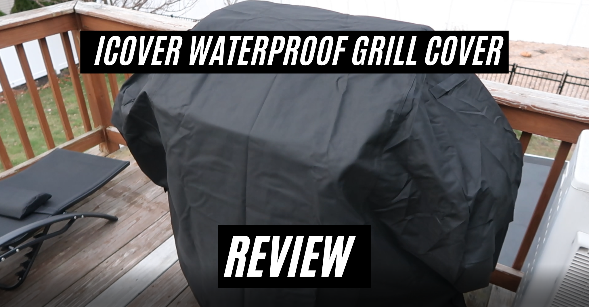 Watch iCOVER Waterproof Grill Cover Install & Review on Amazon Live