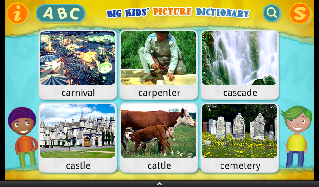 Big Kids' Picture Dictionary HD (Tablet Version) - App on Amazon Appstore