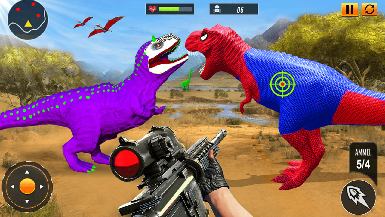 Dino Hunter Jurassic World Gun Shooting Adventure Game - Enjoy Wild ...
