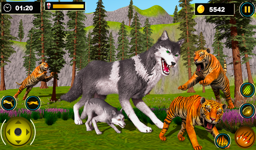 The Tiger Simulator Tiger Hunting Games Tiger Family Simulator 3D Tiger ...