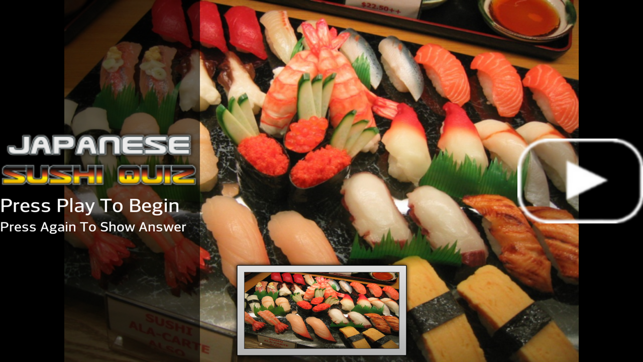 Japanese Sushi Quiz - App on Amazon Appstore