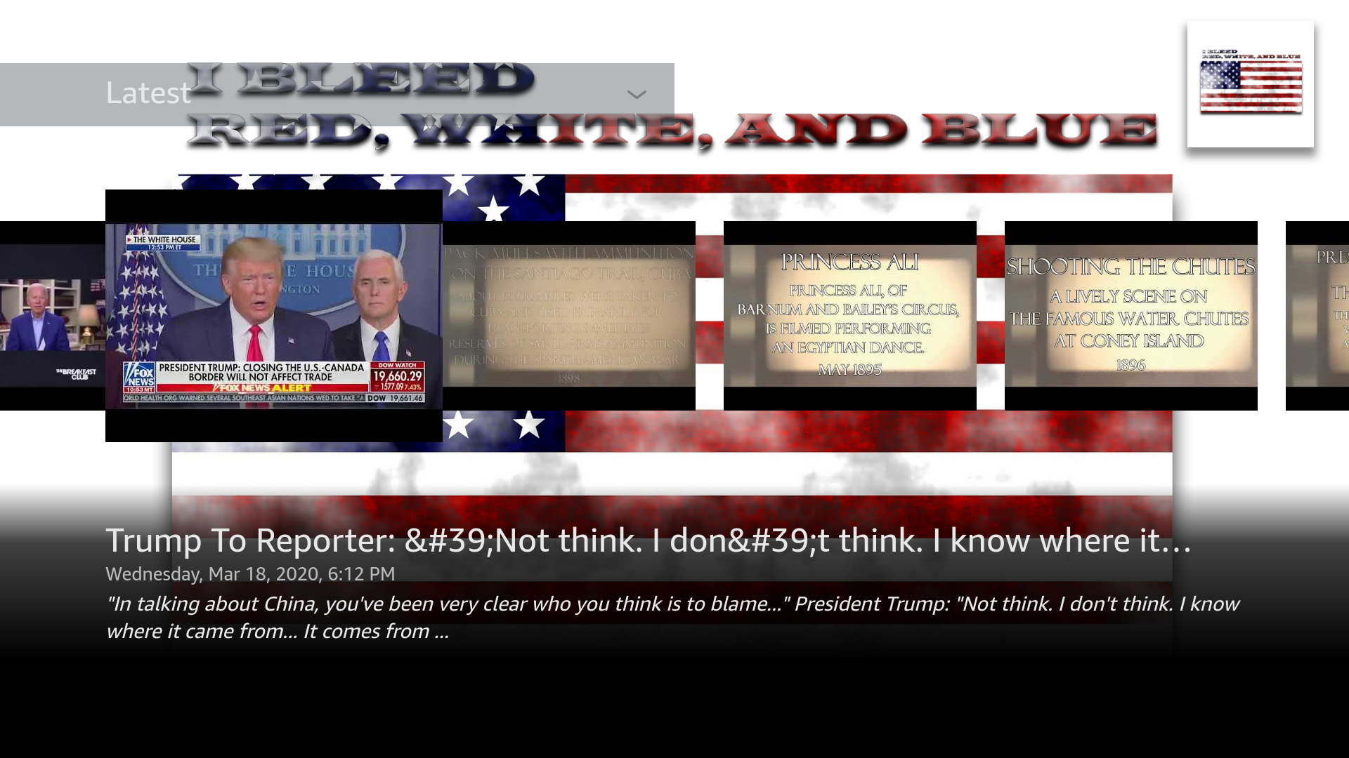 I Bleed Red White and Blue - App on Amazon Appstore