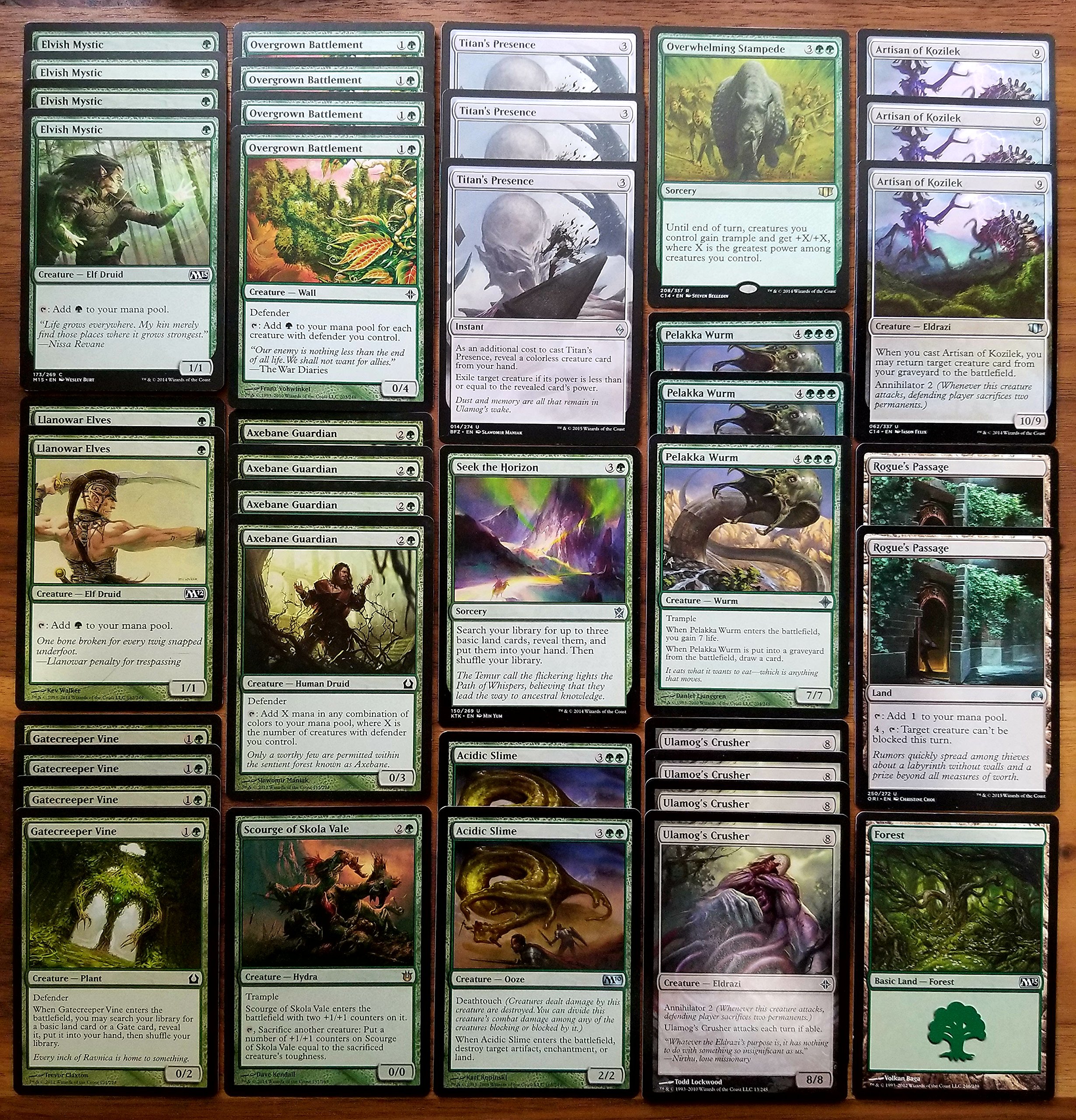 Green Ramp Cards - Printable Cards