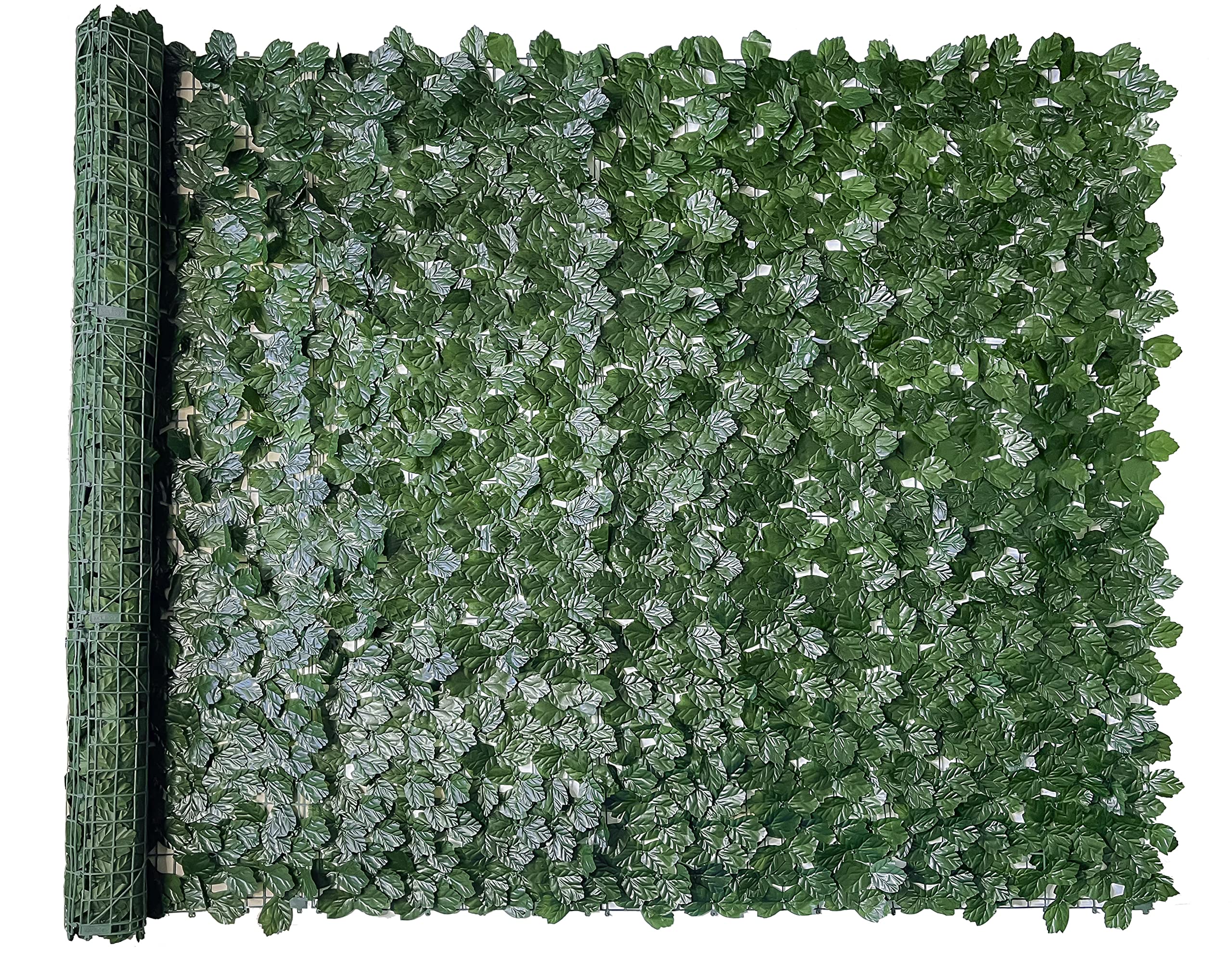 Bybeton Artificial Ivy Privacy Fence Screen, 60" X 120" UV-Anti Green ...