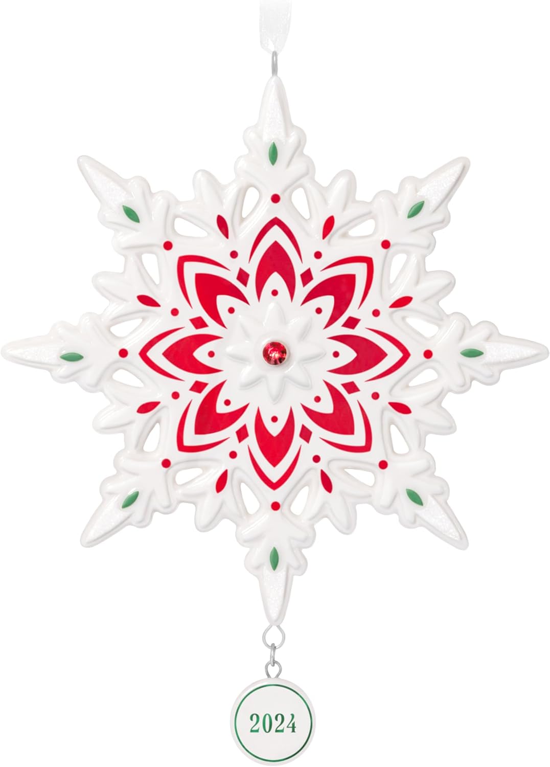 Amazon.com: Hallmark Keepsake Christmas Ornament 2024, Snowflake 2024 ...