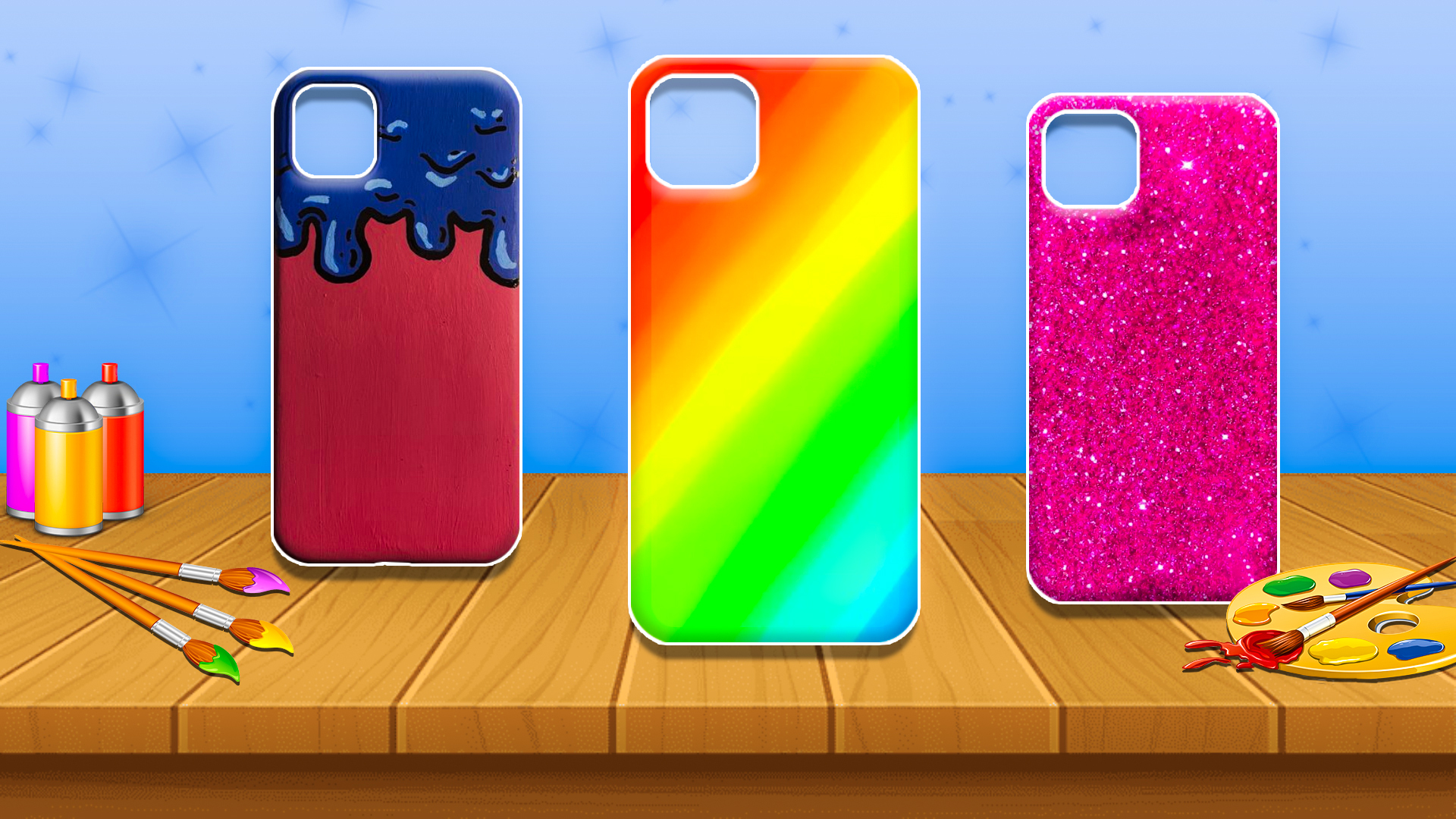 Phone Case Maker Tie Dye Game Dye Hard Color Match Spray Paint Phone ...