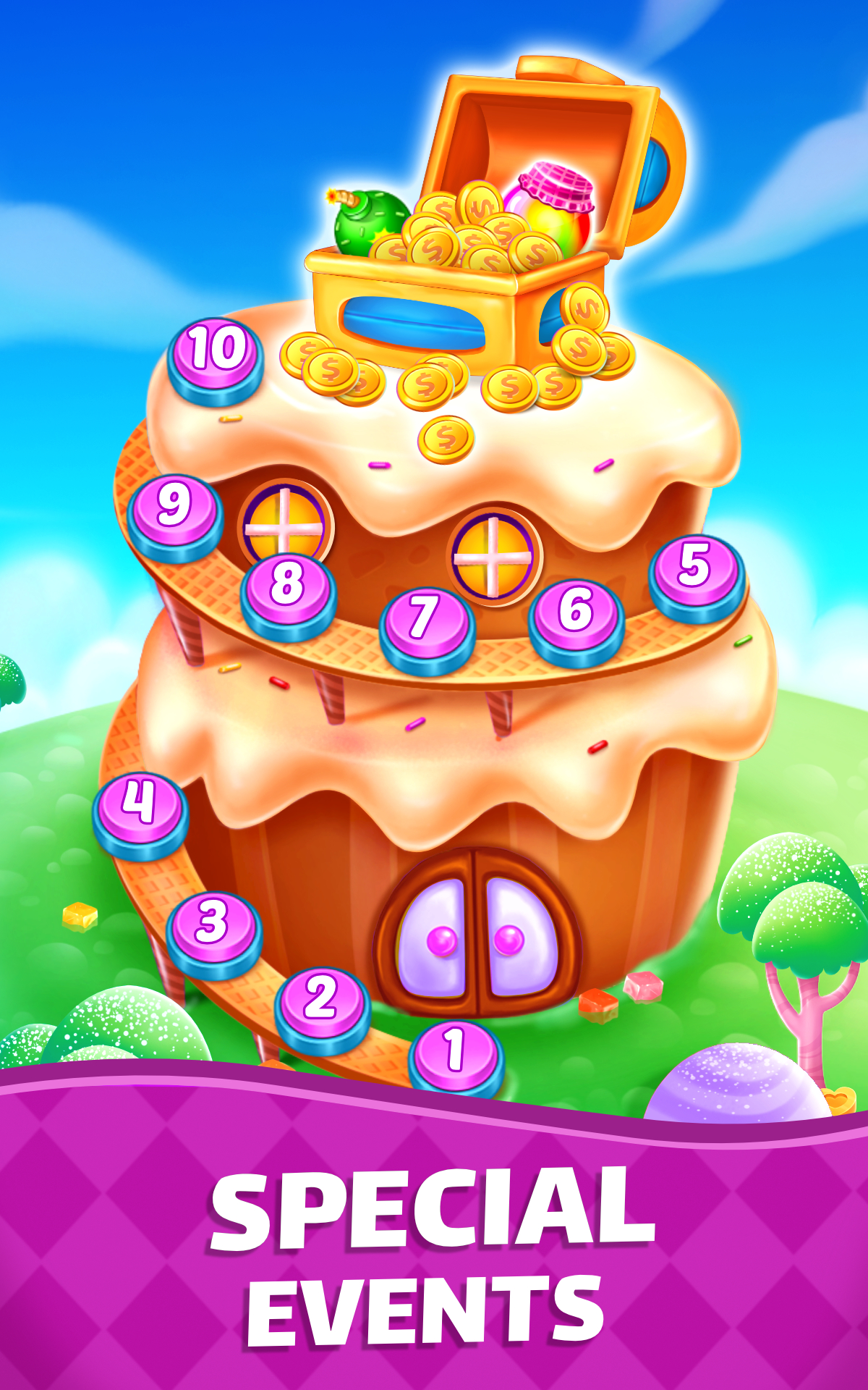 Cake Blast - Free Match 3 Puzzle with Delicious Cakes, Candy and Sweets ...
