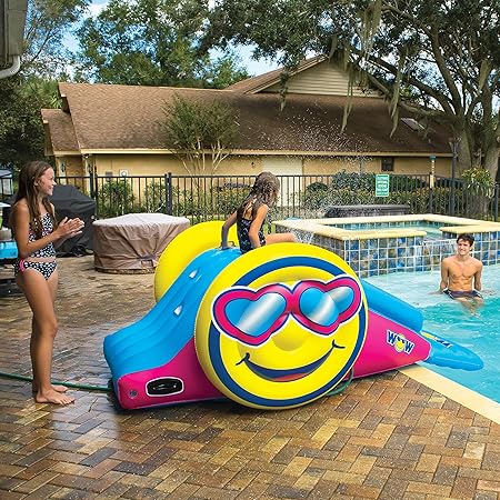 Amazon.com: Inflatable Pool Slide for Inground Pool, Swimming Pool ...