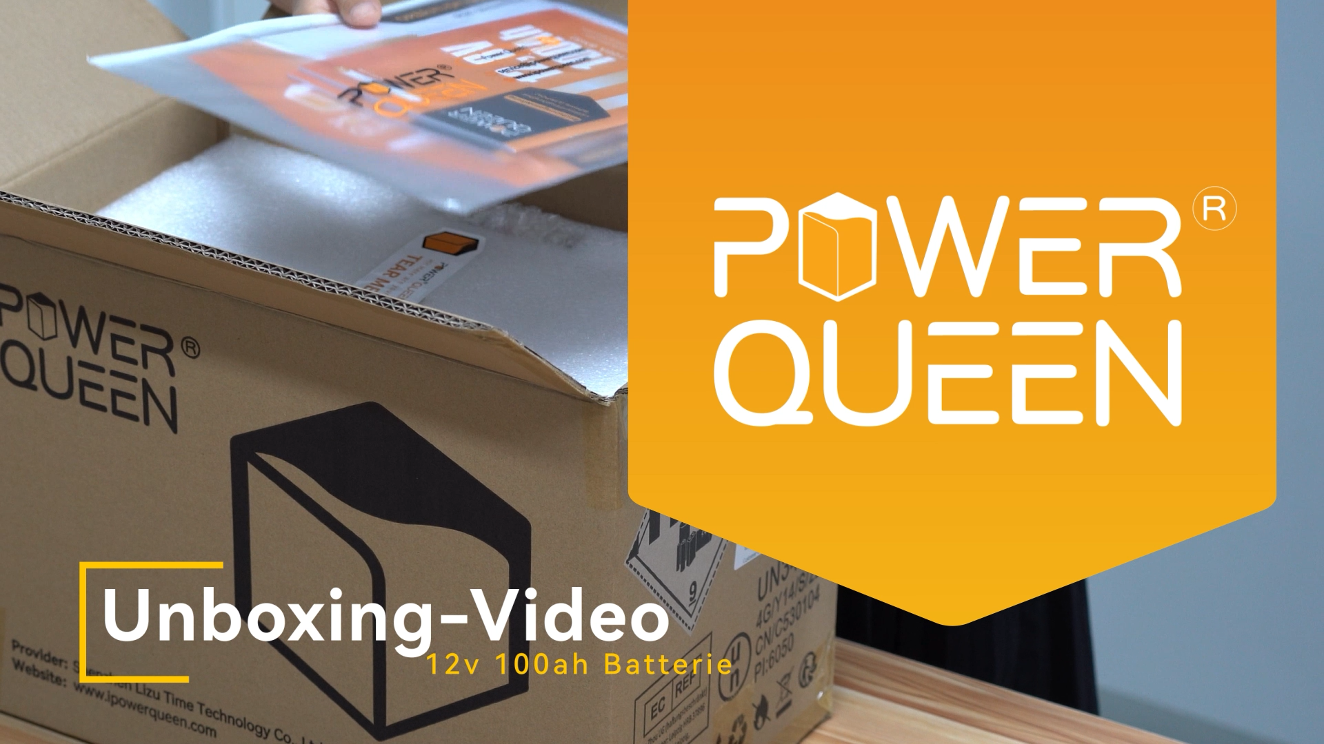 Watch Power Queen LiFePO4 Battery Unboxing Video on Amazon Live