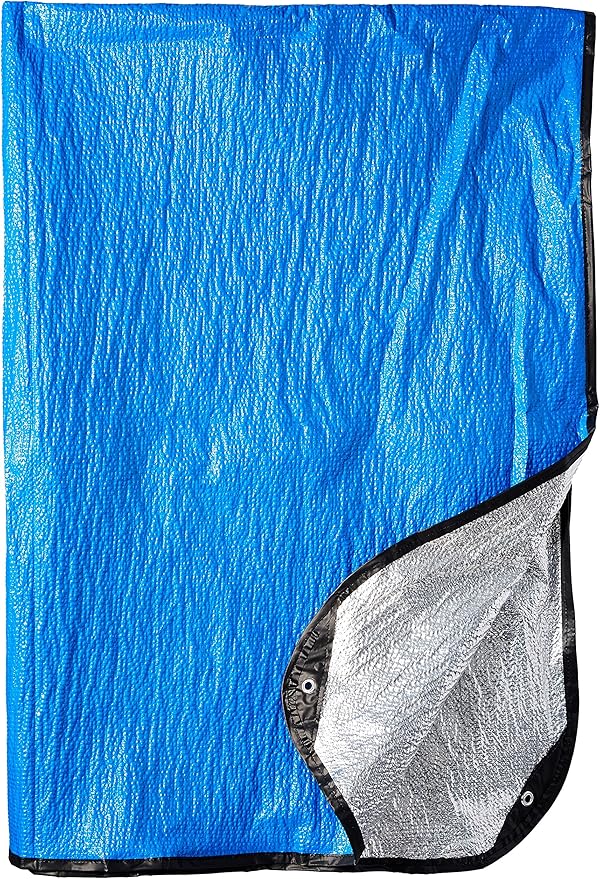 Amazon.com : Grabber All Weather Blanket, Blue 5' x 7' : Emergency ...