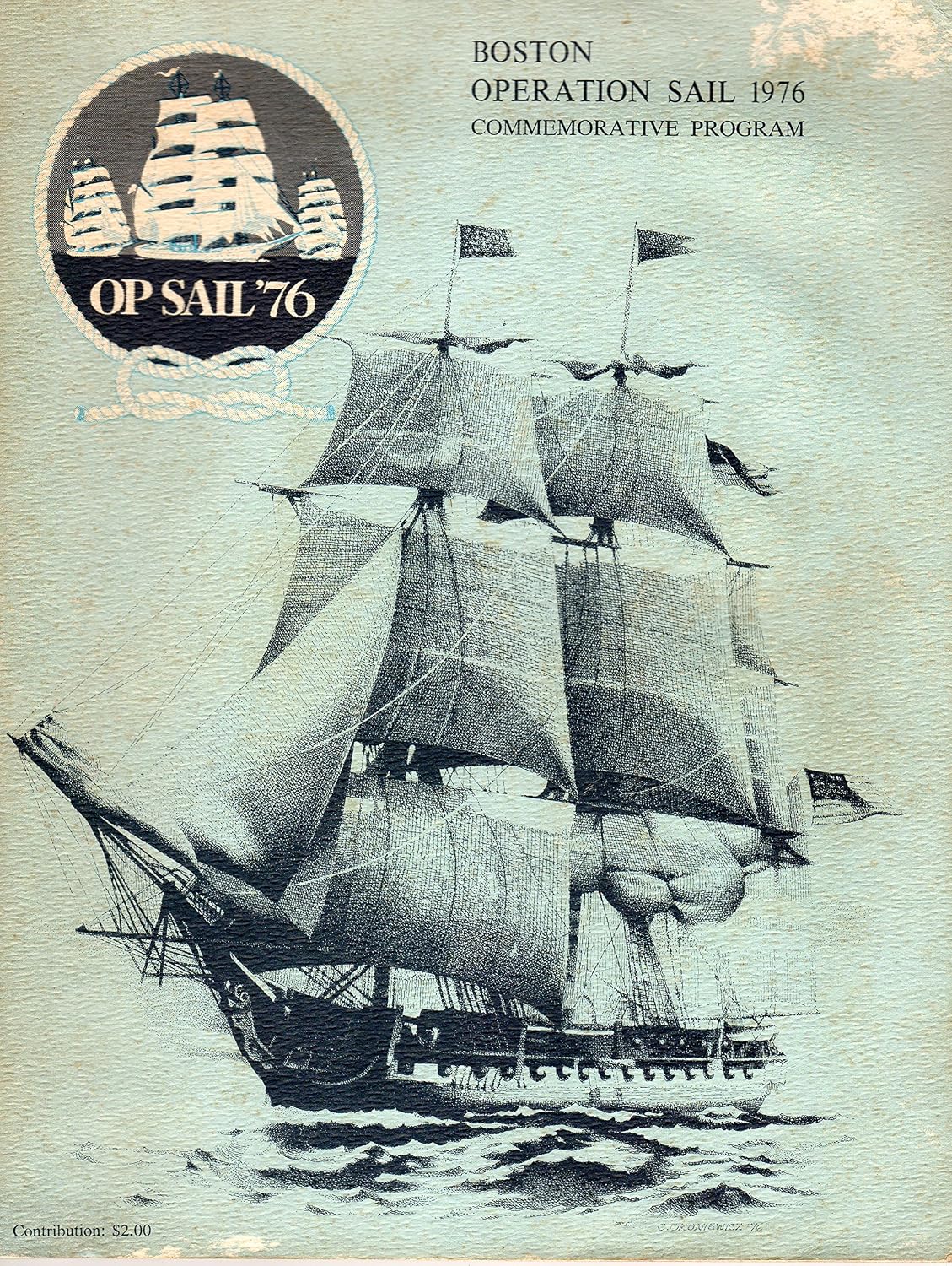 Op Sail '76 / Boston Operation Sail 1976 - Commemorative Program: Ruff ...