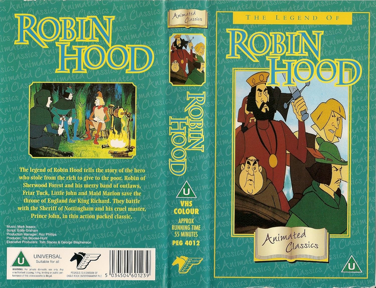 The Legend of Robin Hood - Animated Classics : Amazon.co.uk: DVD & Blu-ray