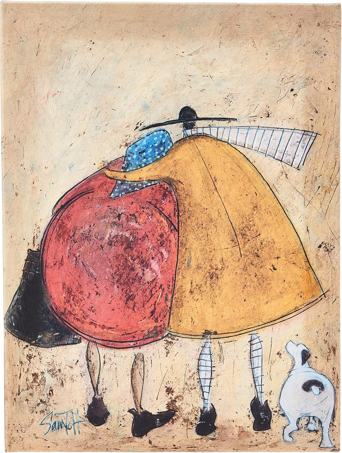 Art Group AFWDC41351 The Sam Toft Hugs On The Way Home Canvas Print ...