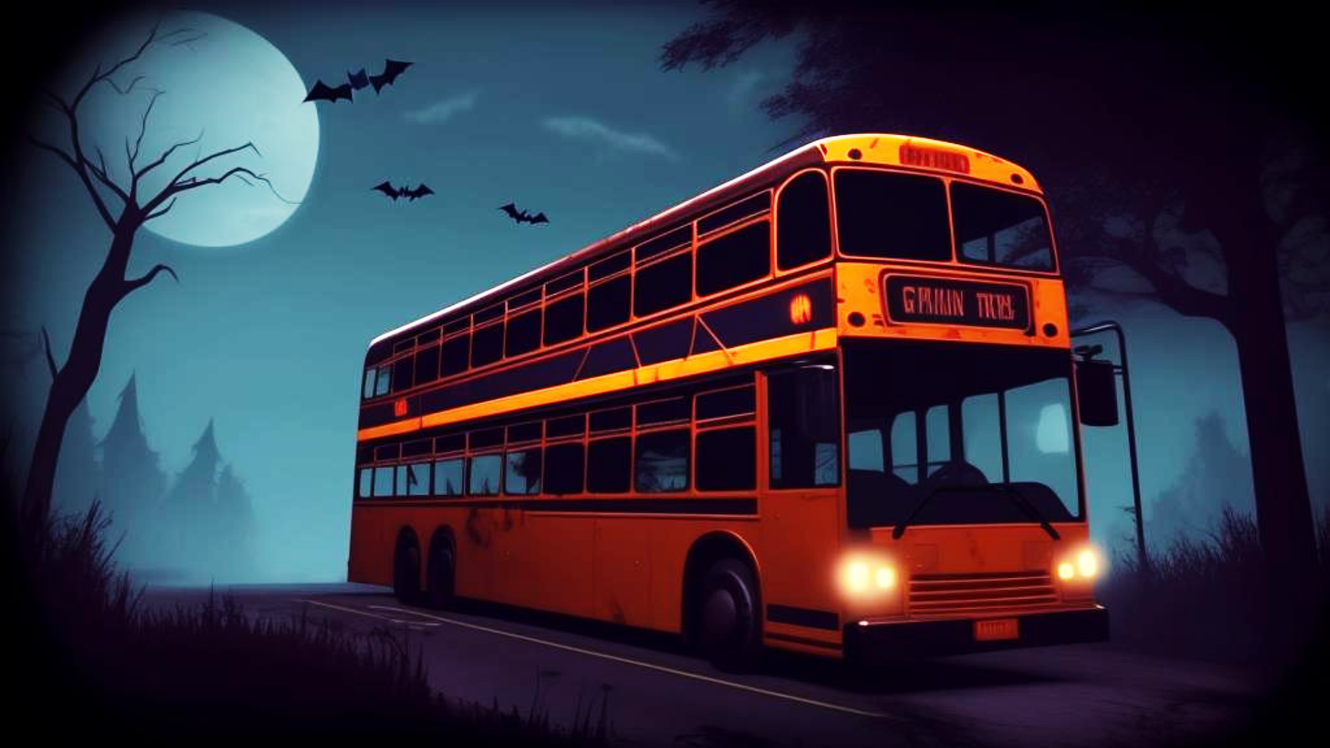 Monster Halloween Party Bus Driver Simulator 2023: Real Car Driving ...