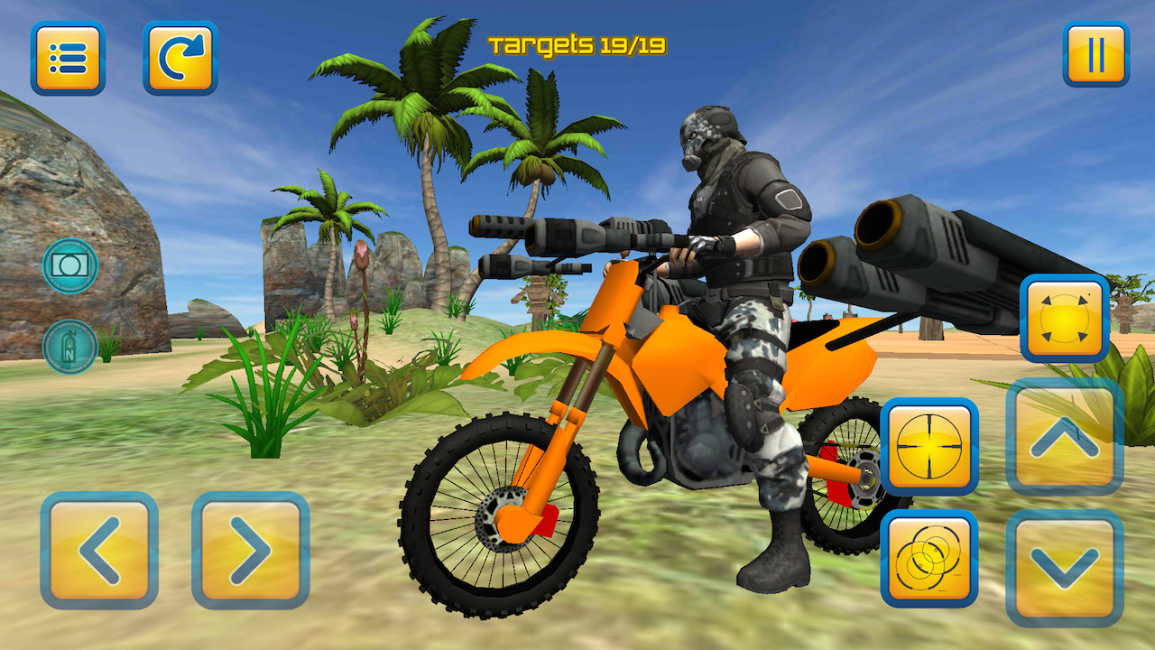 Motorbike Beach Fighter 3D - Motorcycle Shooter Game - App on the ...
