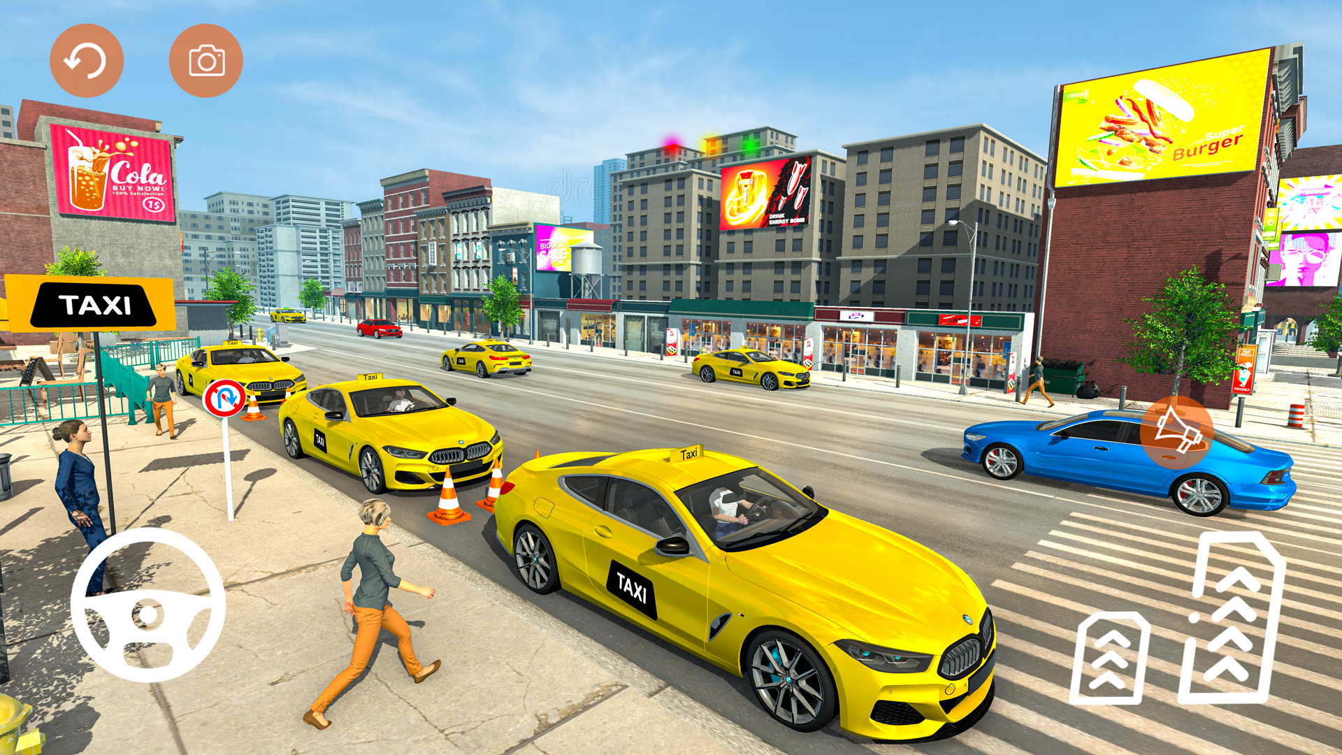 Grand city taxi driving simulator 3D game - city cab taxi driver:Amazon ...