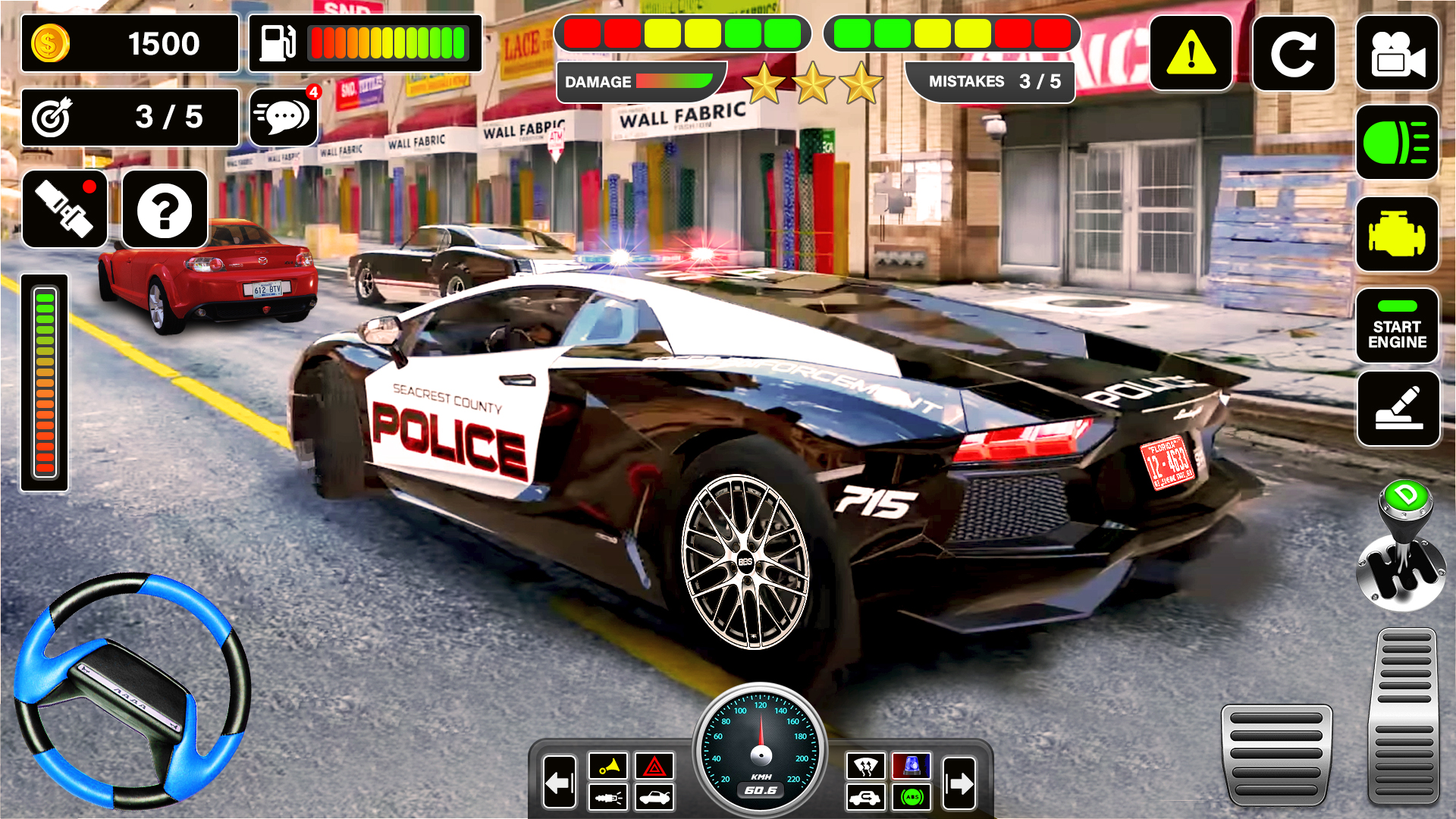 Highway Police Car Chase Simulator : Cops Car Driving and Car Chase ...