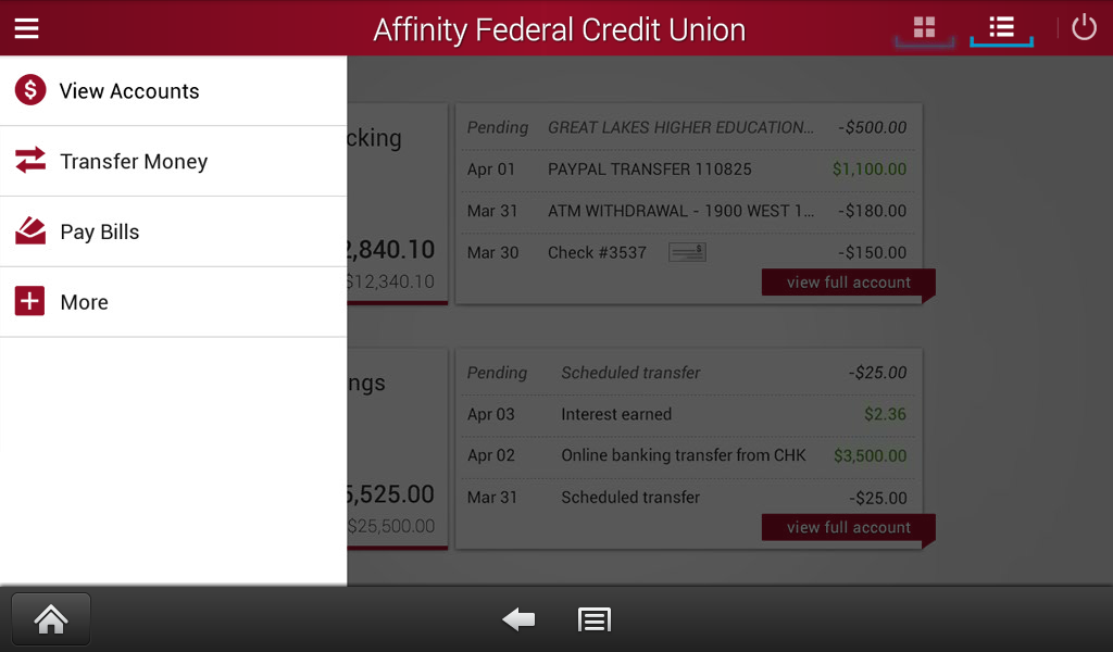 Affinity Federal Credit Union (Kindle Tablet Edition) - App on Amazon ...