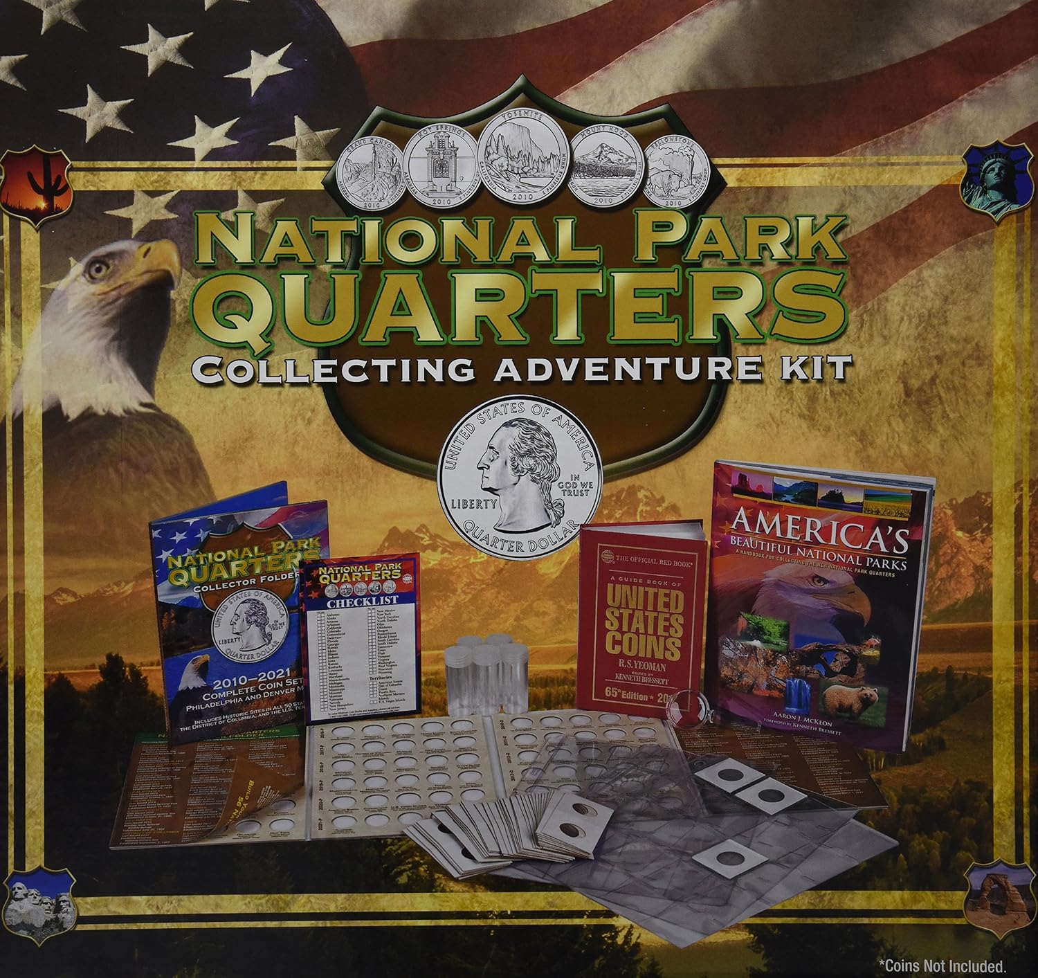 Amazon.com: National Park Quarters Collecting Adventure Kit ...