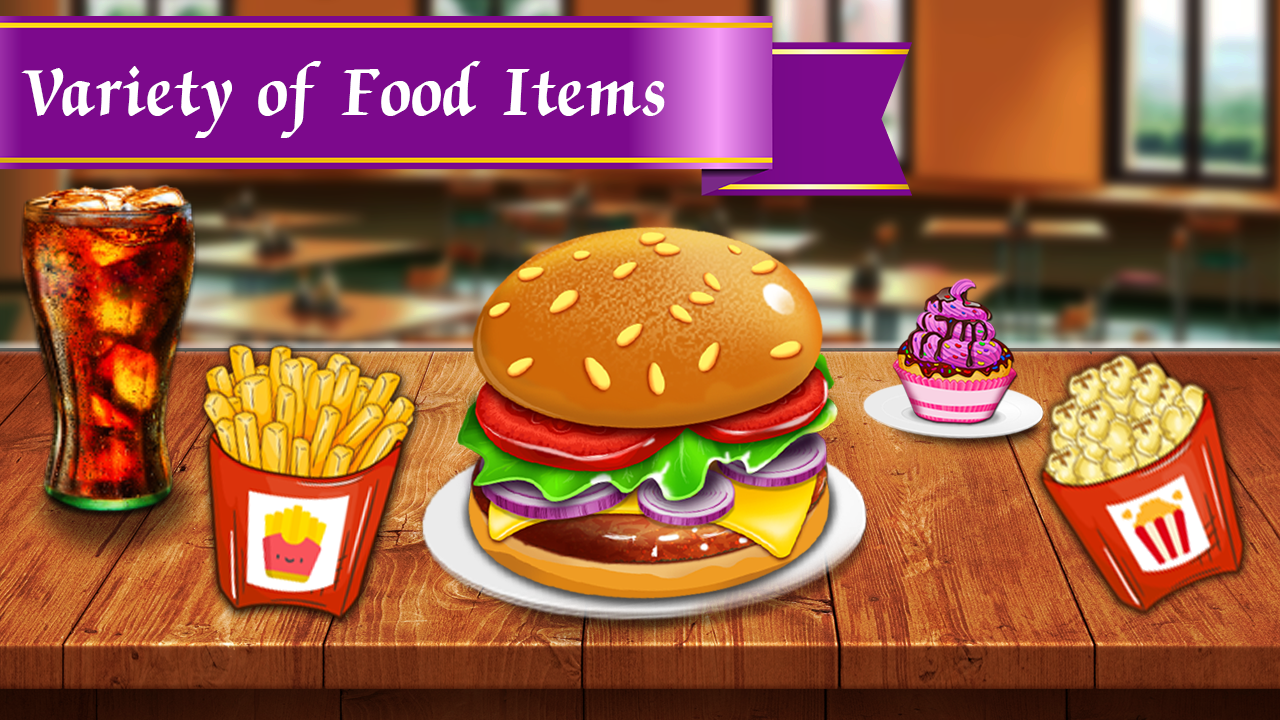 Fast Food Burger Game : Cooking Food Fever-Amazonアプリストアのアプリ