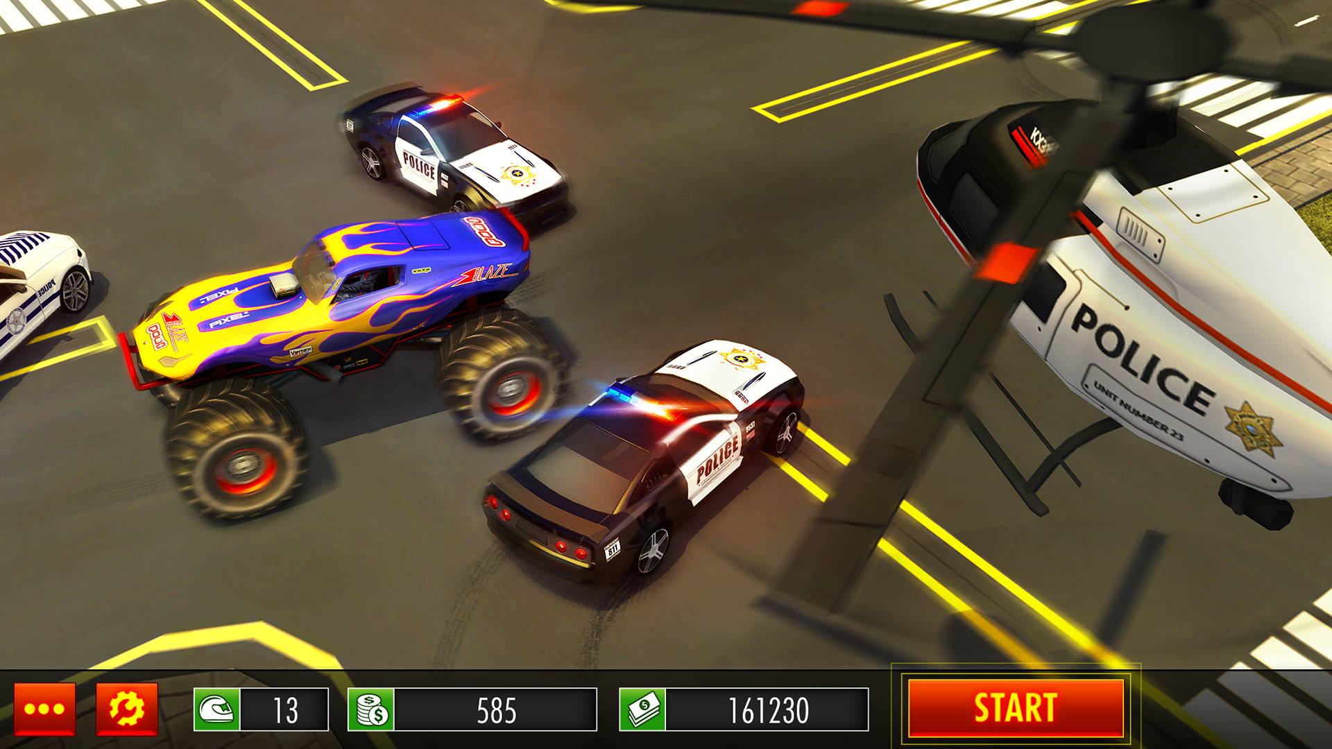 Police Chase Monster Car: City Cop Driver Escape - App on Amazon Appstore