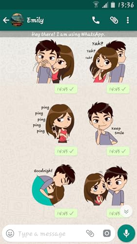Sweet Couple Packs For Whatsapp Wastickerapp Amazon Appstore For