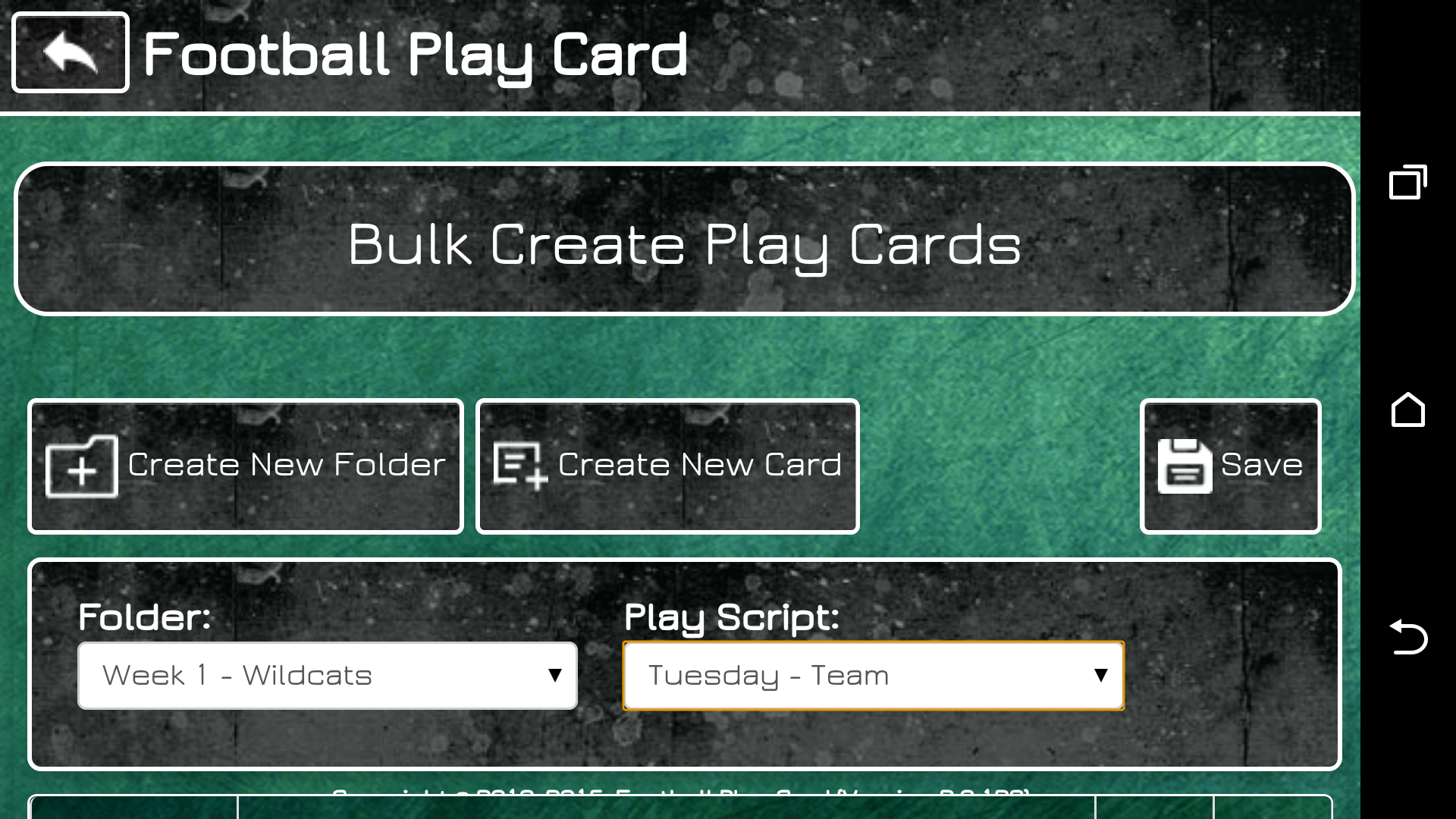 Football Play Card - App on Amazon Appstore