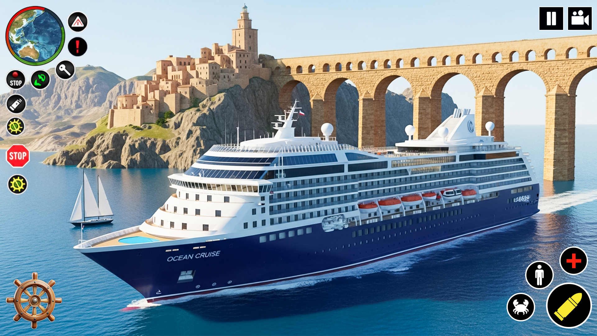 Gioco di simulazione di guida di navi da crociera definitivo - Giochi di camion di trasporto ...