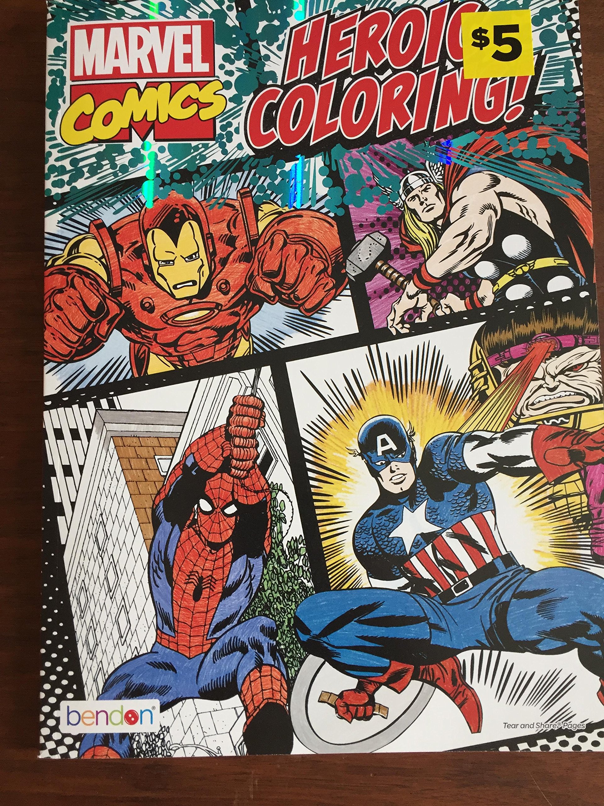 Marvel Comic Coloring Pages