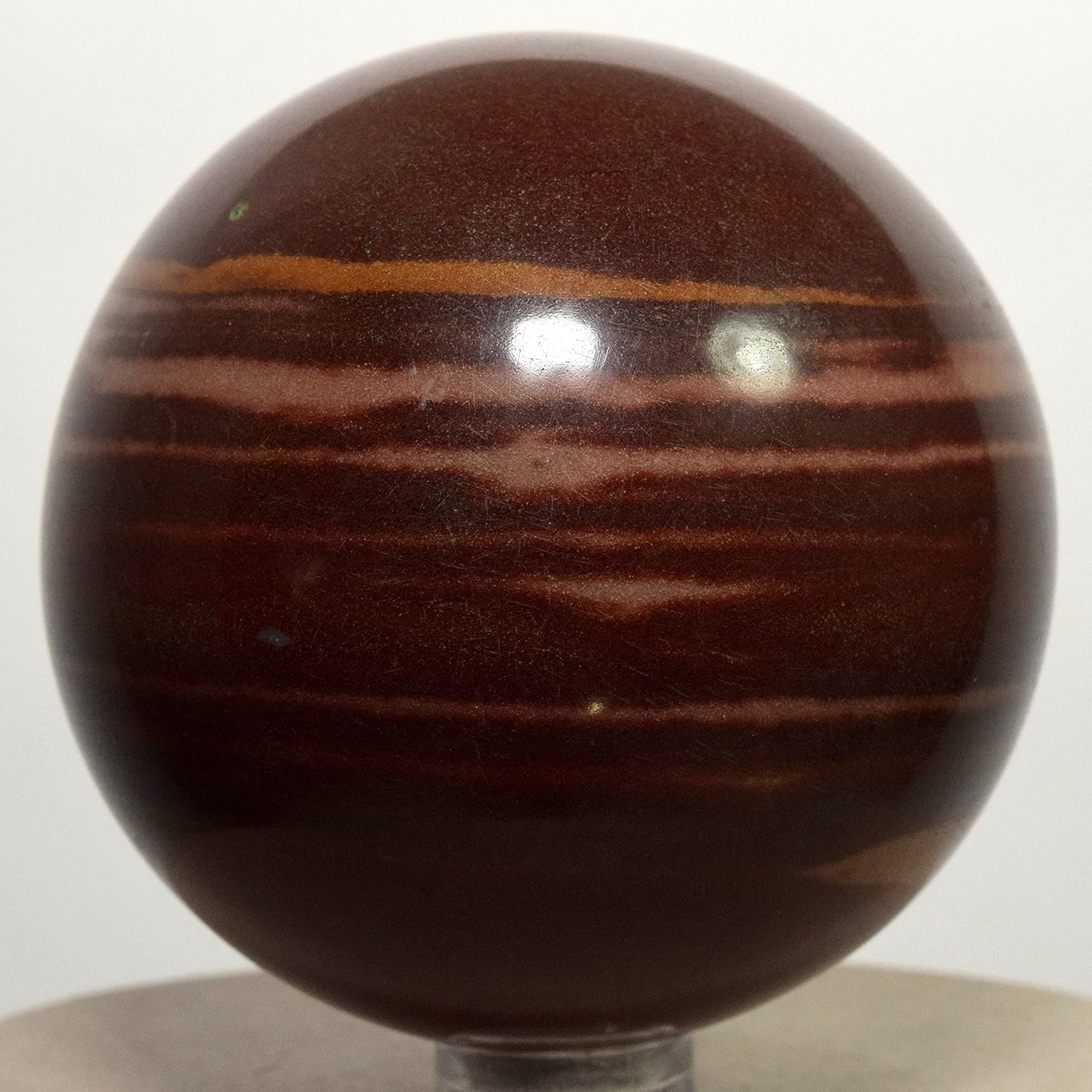 Amazon.com: HC Set: 2.4" Shiva Lingam Sphere Polished Brown Crystal ...